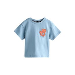 Smallsaints T-Shirt Jungen Gr&ouml;&szlig;e 86 hellblau / orange