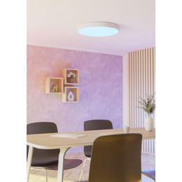 Eglo LED Deckenleuchte "GALLIZZI-Z Deckenlampe - Kunststoff - LED - 36,5W - IP20", 1, &Oslash; 69cm H: 7cm, 1 Stk., wei&szlig;, Wohnzimmer, Leuchten,