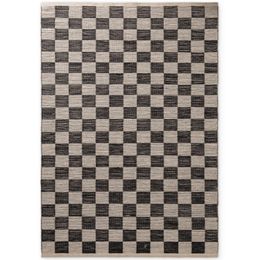 Teppich Hanse Home, B:200cm H:7mm L:300cm, schwarz-wei&szlig;, Baumwolle, Jute, Wohnzimmer, Teppiche, "Rex", Jute, Handgemacht, Wohnzimmerteppich,