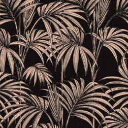 Boutique Vliestapete "Honolulu Black/Gold", B/L: 0,52m x 10,05m, schwarz, Wohnzimmer, Tapeten, Honolulu Gold 1000x52cm
