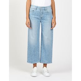 Gang Damen Comfort-fit-Jeans "Gang Jeans Straight Fit 94JUL CROPPED"denim blau, Gr. 26, Denim/Jeans, 90% Baumwolle, 2% Elasthan, 8% Polyester, Jeans