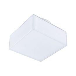 Paulmann LED Deckenleuchte "Selection Bathroom Maro IP44 1x6,8W 155x155mm 3000K Wei&szlig; Kunststoff", 1, H: 8,85cm, wei&szlig;, Wohnzimmer, Leuchten