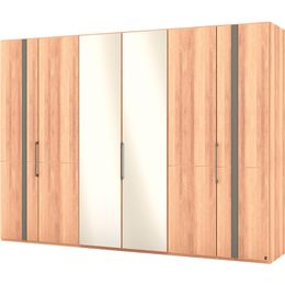 Kleiderschrank Musterring, B:300cm H:217cm, braun, Schlafzimmer, Schr&auml;nke, "Sorrent, Kleiderschrank, Schrank, teilmassiv Eiche", T&uuml;ren Eiche massiv