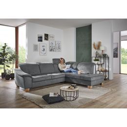 Ecksofa DIE PLANBAR, B:299cm H:88cm T:243cmanthrazit, 100% recyceltes Polyester, Wohnzimmer, Sofas, "PP-LA23145 L-Form", inkl.
