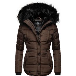 Marikoo Damen Steppjacke "Lotusbl&uuml;te", braun, Gr. S, Oberstoff: 100% Polyester; Futter: 100% Polyester; Wattierung: 100% Polyester; &Auml;rmelfutter: 100%