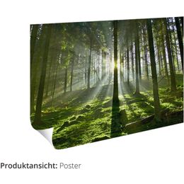 Wandbild Artland, B:90cm H:120cmfarbe bild(er): farbig, Papier, Wohnzimmer, Bilder, "Boho Girl I", als Alubild, Leinwandbild, Poster, Wandaufkleber