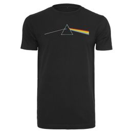 T-Shirt Merchcode "Merchcode Herren Pink Floyd Dark Side of the Moon Tee", Damen, Gr. M, schwarz, 100% Baumwolle, bedruckt, normal, Rundhals, Shirts T-Shirt