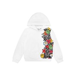 Philipp Plein Jungen Sweatshirt "Smile"01, wei&szlig;, Gr. 6, Obermaterial: 95% Baumwolle, 5% Elasthan, Sweatshirts
