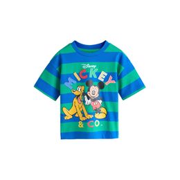 next T-Shirt 'Mickey Mouse Geburtstags' Jungen Gr&ouml;&szlig;e 116 navy / honig / hellgr&uuml;n / schwarz
