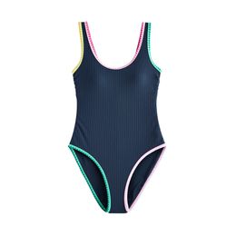 next Badeanzug Damen Gr&ouml;&szlig;e XL navy / t&uuml;rkis / gelb / rosa