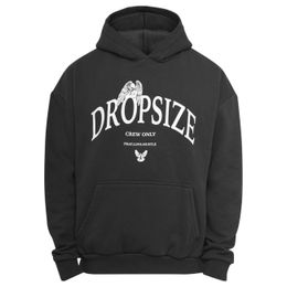 DROPSIZE Herren Kapuzenpullover "Dropsize Herren Dropsize Heavy Oversize Pray Love Hustle Hoodie"washedschwarz, Gr. S, mehrfarbig, 70% Baumwolle, 30%