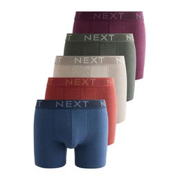 next Boxershorts Herren Gr&ouml;&szlig;e L beige / navy / oliv / cyclam / rostrot