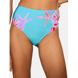 Love & Roses Bikinihose Damen Gr&ouml;&szlig;e XXL aqua / lavendel / rosa / himbeer