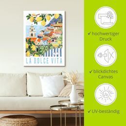Wandbild Artland, B:60cm H:80cmfarbe bild(er): farbig, Leinwand, Wohnzimmer, Bilder, "Mediterranean View I", als Alubild, Leinwandbild, Poster,