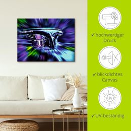 Wandbild Artland, B:120cm H:90cm, bunt, Leinwand, Wohnzimmer, Bilder, "LH44 - Hamilton in kreativen Farben", als Alubild, Leinwandbild, Poster,