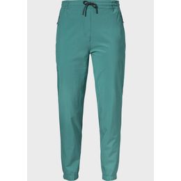 Sch&ouml;ffel SCH&Ouml;FFEL Damen Outdoorhose "Pants Vienna L", gr&uuml;n, Gr. 42, Oberstoff: 87% Polyester, 13% Elasthan, Hosen