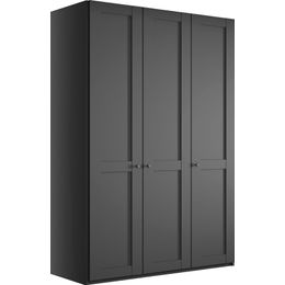 Kleiderschrank Wiemann, B:148,4cm H:216cm T:58cm, grau, Holzwerkstoff, Schlafzimmer, Schr&auml;nke, "G&ouml;teborg, Kleiderschrank, Schrank, W&auml;scheschrank",
