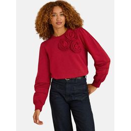 Love & Roses Pullover Damen Gr&ouml;&szlig;e 5XL karminrot