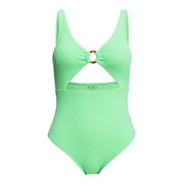 Roxy Damen Badeanzug "Color Jam", gr&uuml;n, Gr. XL, 93% Nylon, 7% Elasthan, Badeanz&uuml;ge