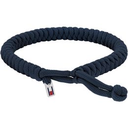 Tommy Hilfiger Herren Armband "AXEL", 19cm, Edelstahl Nylon, bunt, Edelstahl, Nylon, Armb&auml;nder, mit Emaille