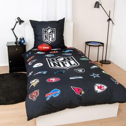 Bettw&auml;sche NFL, bunt, Renforc&eacute;, Obermaterial: 100% Baumwolle, Bettw&auml;sche, "NFL All Teams", Wendemotiv