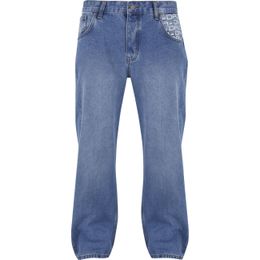 Dada Supreme Herren Bequeme Jeans "Dada Supreme Herren Dada Supreme Minimalist Loose Fit Jeans"midblau, Gr. 30, 100% Baumwolle, Jeans