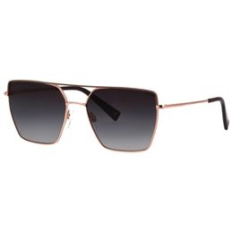 Sonnenbrille BRENDEL EYEWEAR "BRENDEL eyewear Sonnenbrille", Damen, schmeichelndes taupe, ros&eacute;gold, Sonnenbrillen Sonnenbrille