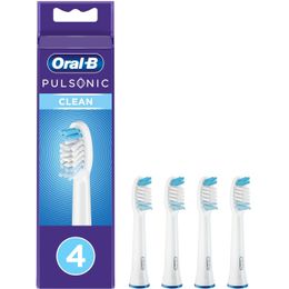 Oral-B Herren Aufsteckb&uuml;rsten "Pulsonic Clean", 4 Stk., wei&szlig;, Zahnb&uuml;rstenk&ouml;pfe