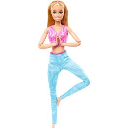 Barbie Kinder Anziehpuppe "Made to Move - mit blondem Haar", bunt, Puppen