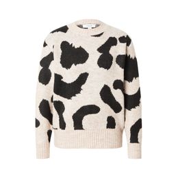 B.Young Pullover 'MINYAX' Damen Gr&ouml;&szlig;e XS beige / schwarz
