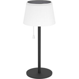 Eglo Tischleuchte "SCORDIANO Tischlampe - Stahl - SOLAR-LED - 2,3W - IP44", 1, &Oslash; 13cm H: 38cm, 1 Stk.schwarz, Wohnzimmer, Leuchten, Solarleuchte,