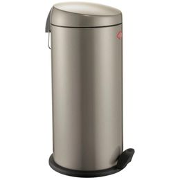 Wesco M&uuml;lleimer "Capboy Maxi", B/H/T: 30cm x 60cm x 30cm, 22 l, silber, K&uuml;che, M&uuml;lleimer, Tretabfallsammler, 22 Liter