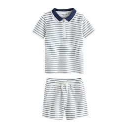 next Set: Poloshirt und Shorts Jungen Gr&ouml;&szlig;e 98 navy / wei&szlig;