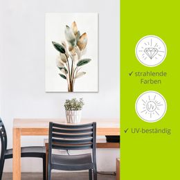 Wandbild Artland, B:60cm H:90cm, bunt, Alu Dibond, Wohnzimmer, Bilder, "Strelizie", als Alubild, Leinwandbild, Poster, Wandaufkleber in verschied.