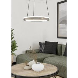 Eglo H&auml;ngeleuchte "MEZZOMONTE Pendellampe - Alu, Stahl - LED - 40W - IP20", 1, &Oslash; 48cm H: 110cm, 1 Stk., wei&szlig;, Wohnzimmer, Leuchten, H&auml;ngelampe,