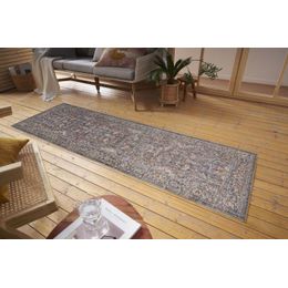 Teppich Hanse Home, B:75cm H:3mm L:200cm, blau, Polypropylen (PP), Wohnzimmer, Teppiche, "Port Said", In-& Outdoor, L&auml;ufer, Wetterfest, Balkon,