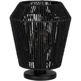 Eglo Tischleuchte "PERSLEY Tischlampe - Stahl - E27 - 1X60W - IP20", 1, &Oslash; 22cm H: 27,5cm, 1 Stk.schwarz, Wohnzimmer, Leuchten, Nachttischlampe,