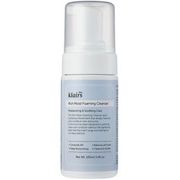 DEAR KLAIRS Gesichts-Reinigungsschaum "Rich Moist Foaming Cleanser", 100ml, transparent, Hautreinigungsmittel, F&uuml;r empfindliche Haut, pH-neutral,