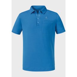Sch&ouml;ffel SCH&Ouml;FFEL Herren Poloshirt "Polo Shirt Ramseck M", blau, Gr. 46, Oberstoff: 77% Polyester, 18% Lyocell, 5% Elasthan, Shirts