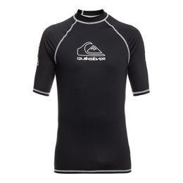 Quiksilver Herren Rash Guard "On Tour", schwarz, Gr. XS, 86% recyceltes Polyester, 14% Elastan, Shirts