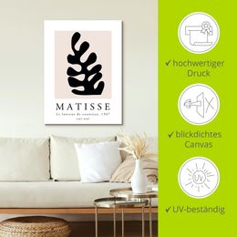 Wandbild Artland, B:90cm H:120cmfarbe bild(er): schwarz, Leinwand, Wohnzimmer, Bilder, "Matisse der Messerwerfer - schwarz", als Alubild,