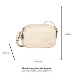 Damen Handtasche "Aveline", Tom Tailor Denim, beige, Lederimitat, clean, gepflegt, unifarben, Taschen, Damen Umh&auml;ngetasche, Schultertasche mit