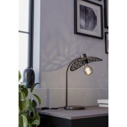 Eglo Tischleuchte "SWABY Tischlampe - Stahl - E27 - 1X60W - IP20", 1, H: 46,5cm, 1 Stk., braun, Wohnzimmer, Leuchten, L33,5 x B30 x H46,5 cm,