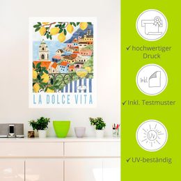 Wandbild Artland, B:60cm H:80cmfarbe bild(er): farbig, Vinyl, Wohnzimmer, Bilder, "Mediterranean View I", als Alubild, Leinwandbild, Poster,