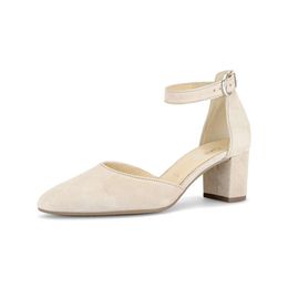 Gabor Damen Spangenpumps "Spangenpumps", Gr. 43beige, Schuhe