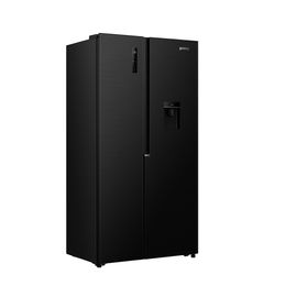 Gorenje Side-by-Side "NRS917E41", Wasserspenderschwarz inox, K&uuml;hlschr&auml;nke, MultiAirFlow-System