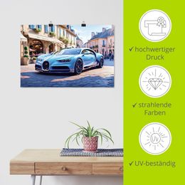 Wandbild Artland, B:90cm H:60cm, blau, Papier, Wohnzimmer, Bilder, "Chiron", als Alubild, Leinwandbild, Poster, Wandaufkleber in verschied. Gr&ouml;&szlig;en