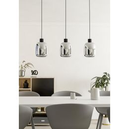 Eglo H&auml;ngeleuchte "MOLOCHIO-Z Pendellampe - Stahl - LED - 3X3,7W - IP20", 3, H: 110cm, 1 Stk., transparent, Wohnzimmer, Leuchten, H&auml;ngelampe,