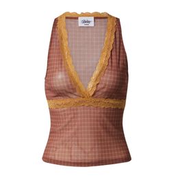 Bella X ABOUT YOU Bluse Damen Gr&ouml;&szlig;e M orange / rosa / dunkelpink