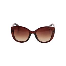 Sonnenbrille Laura Scott, Damen, braun, leicht durchscheinend, leicht transparent, Sonnenbrillen Sonnenbrille, braune Verlaufsgl&auml;ser, Filterkategorie 3, 100% UVA & UVB-Schutz